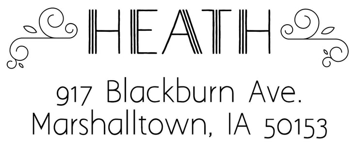 Art Deco Return Address Labels, Wedding Address Labels – Ladybug Notes